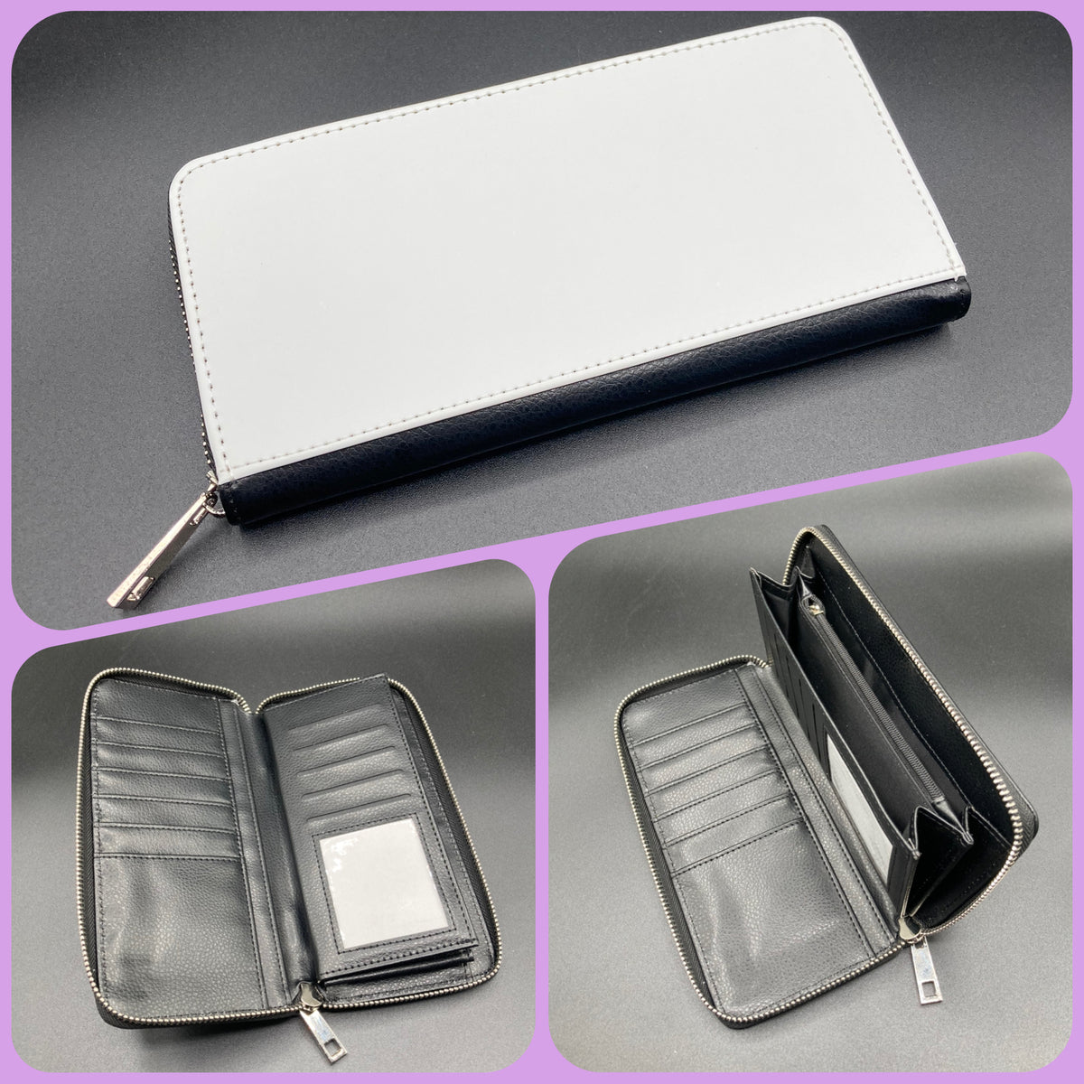 Sublimation Zipper Wallet – Captive Designs Blanks