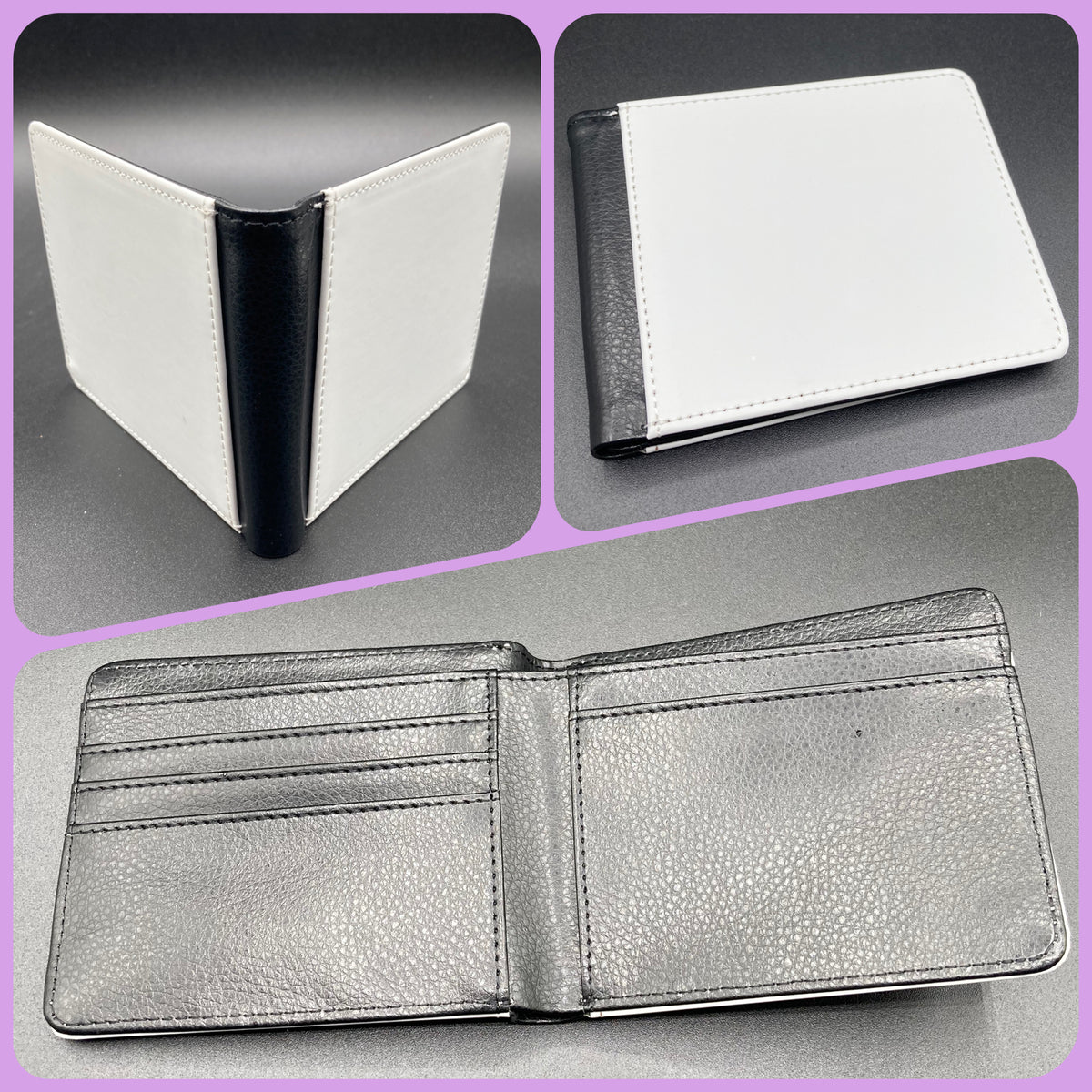 Double Sided Sublimation Wallet – Captive Designs Blanks