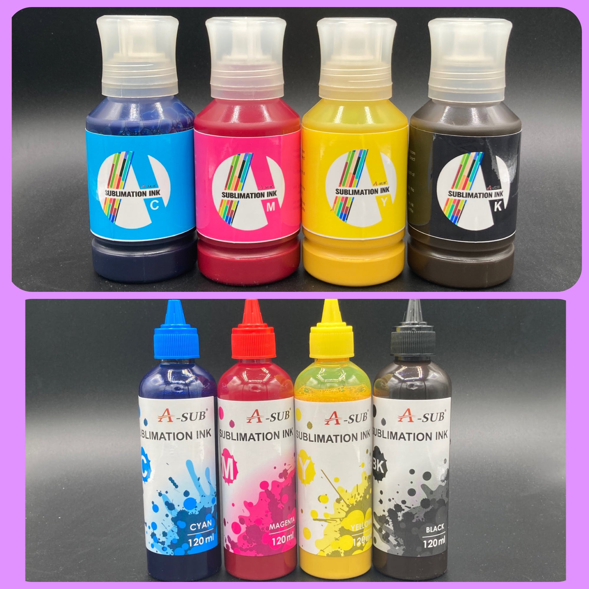 A-Sub Sublimation Ink – Captive Designs Blanks